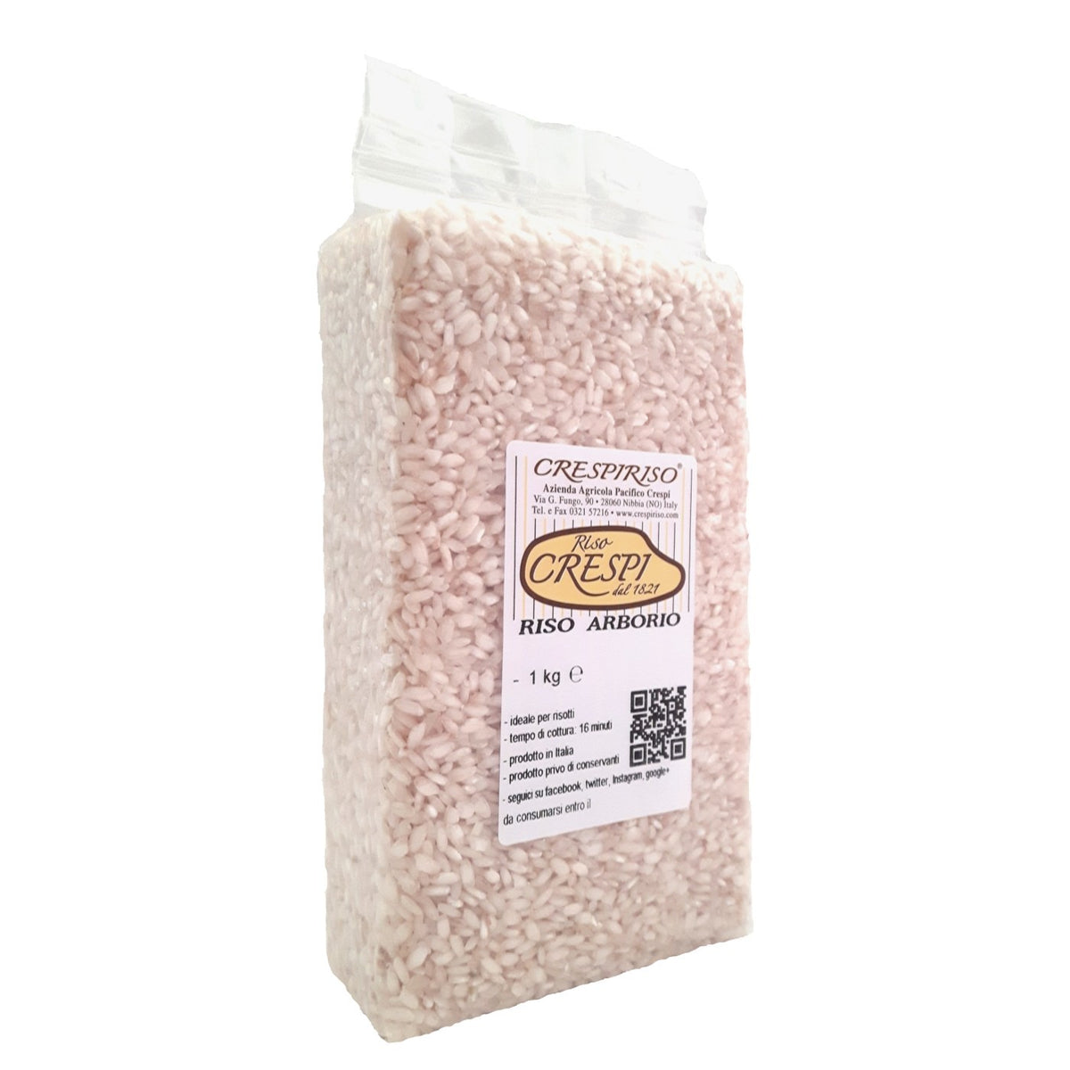 Riso Arborio crespiriso 1kg sottovuoto – CRESPIRISO.COM